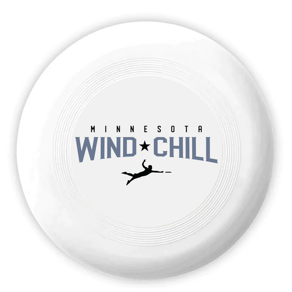 Wind Chill White Wordmark Professional Ultimate Frisbee TM - Minnesota ...