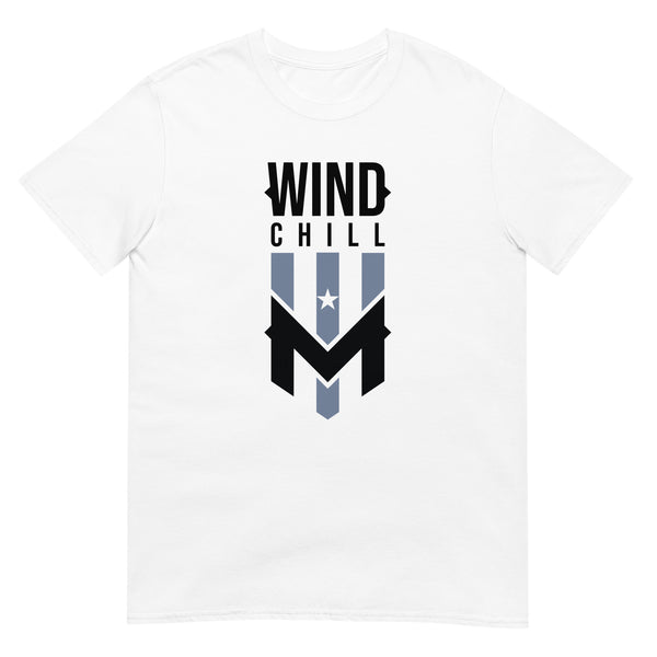 Wind Chill White Stacked Logo T-Shirt - Minnesota Wind Chill