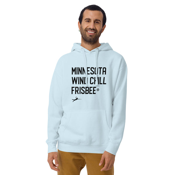 Wind Chill Light Blue Frisbee® Hoodie - Minnesota Wind Chill