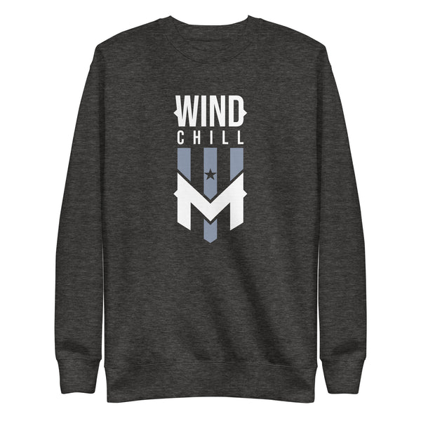 Wind Chill Dark Stacked Classic Sweatshirt - Minnesota Wind Chill
